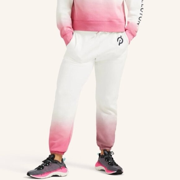 Peloton | Other | Pink White Peloton Sweatshirtsweatpants Set | Poshmark
